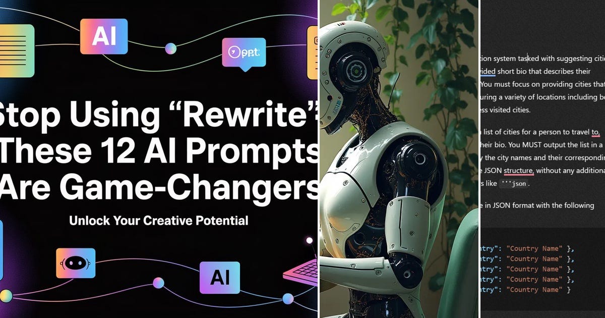 List: AI prompting | Curated by Delia Perez | Medium