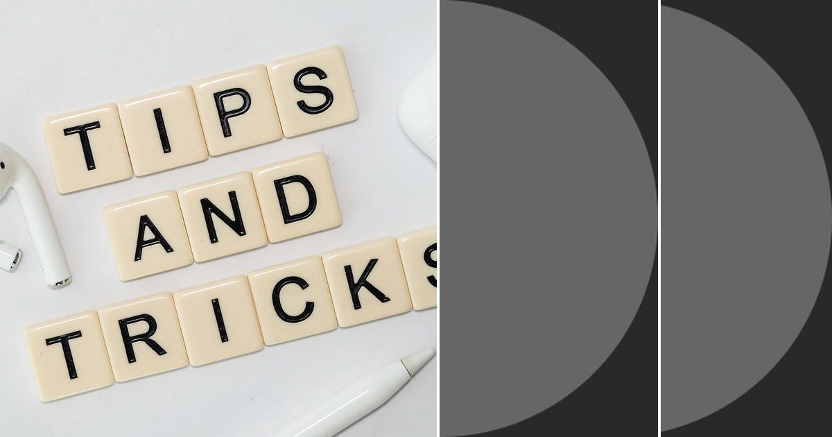 List: Tips | Curated by Andrew Johnson | Medium