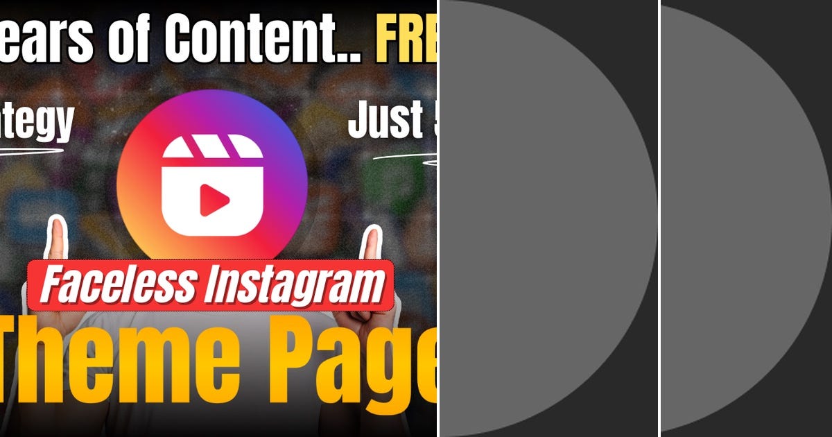 List: Faceless Instagram Theme Page - Zero cost (Done for you ...