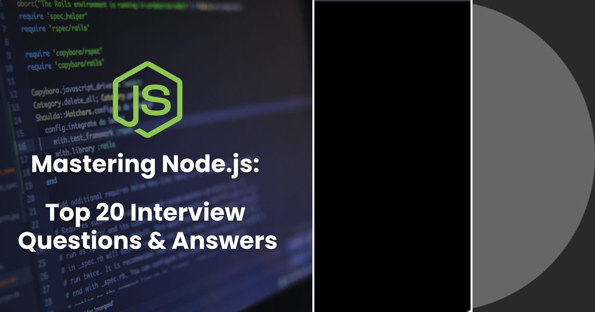 List: NodeJs Interview | Curated by Dobrinoiustefanita | Medium