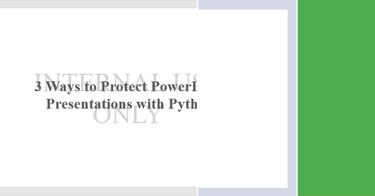 List: Python PowerPoint | Curated by Alexander Stock | Medium