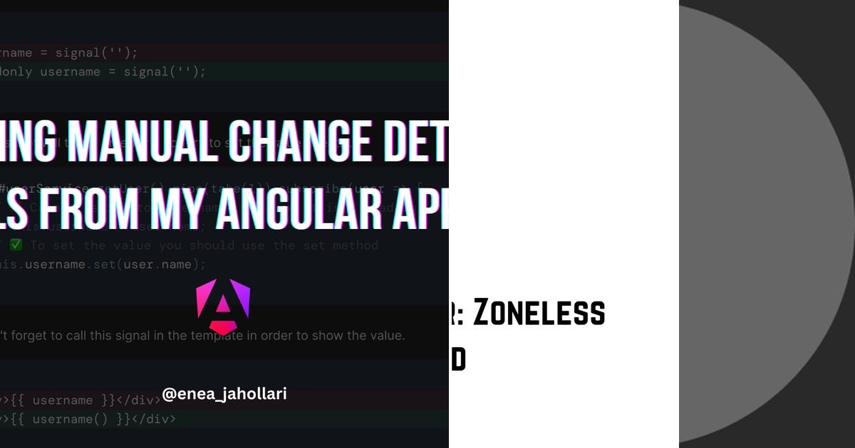 List: Angular Change Detection | Curated by Harvey Daclan | Medium