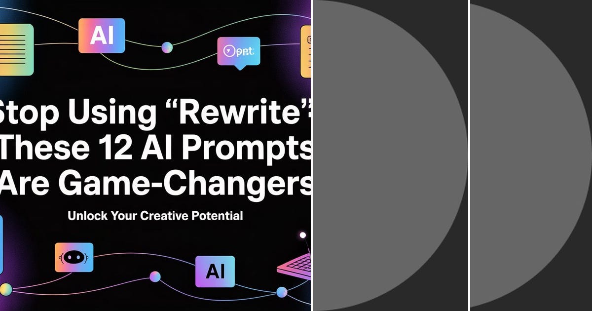 List: Prompts and tips | Curated by Anna Reid | Medium