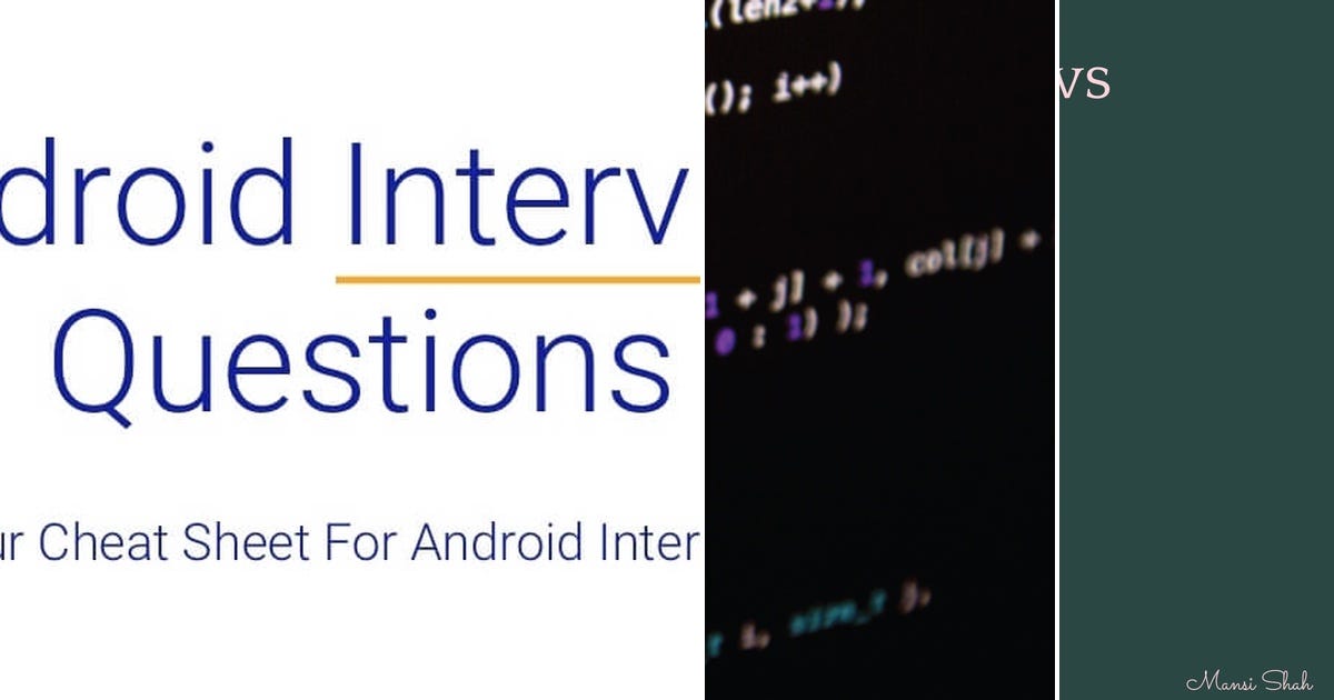 List: kotlinAndroidInterviewQuestion | Curated by Hamza | Medium