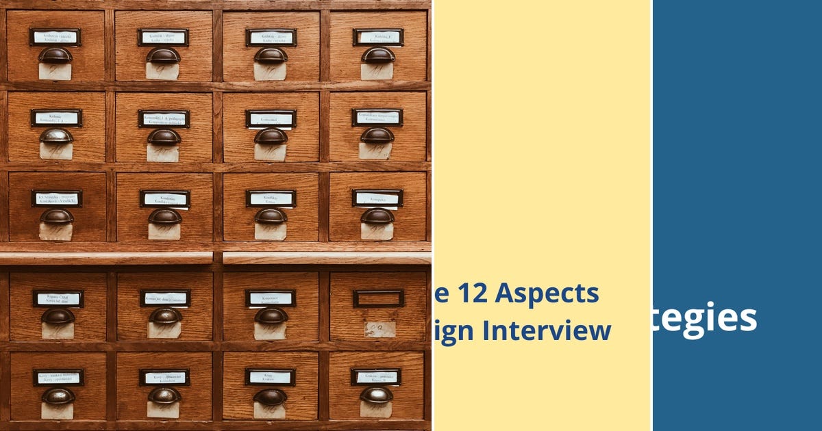 List: Architectural Interview Preparing List | Curated by Mert Unsal ...