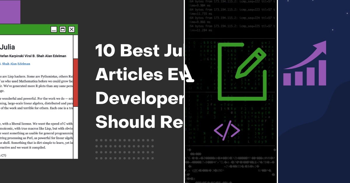 List: Julia | Curated by Karim Elgammal | Medium