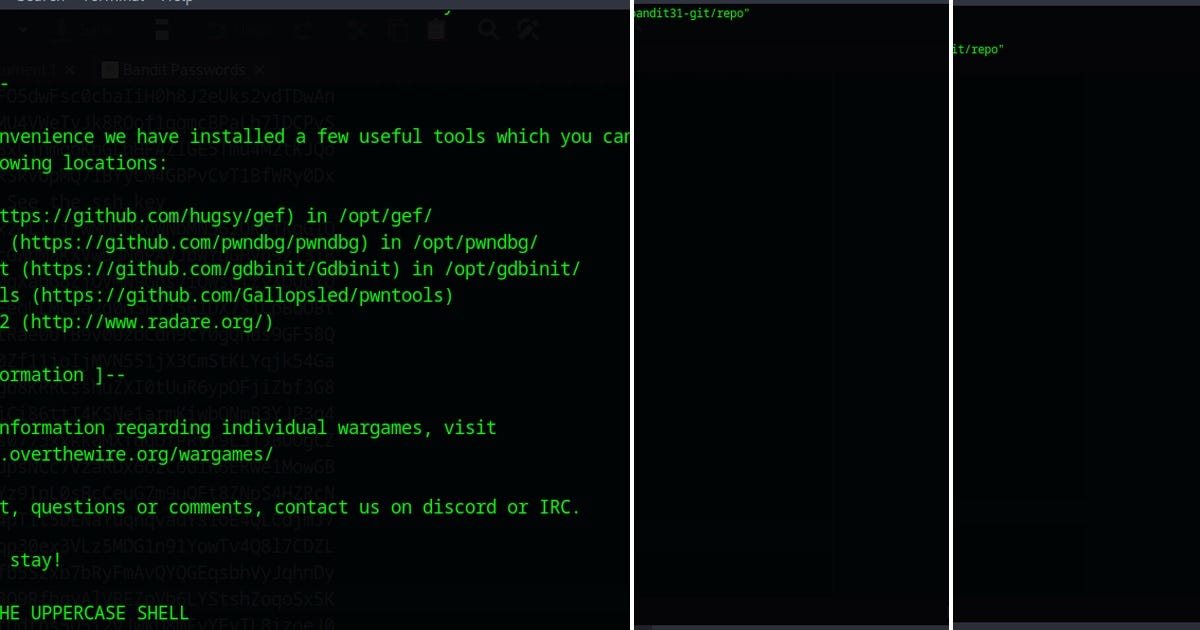List: Bandit CTF Series(Over the Wire Games) | Curated by Rachael Muga ...