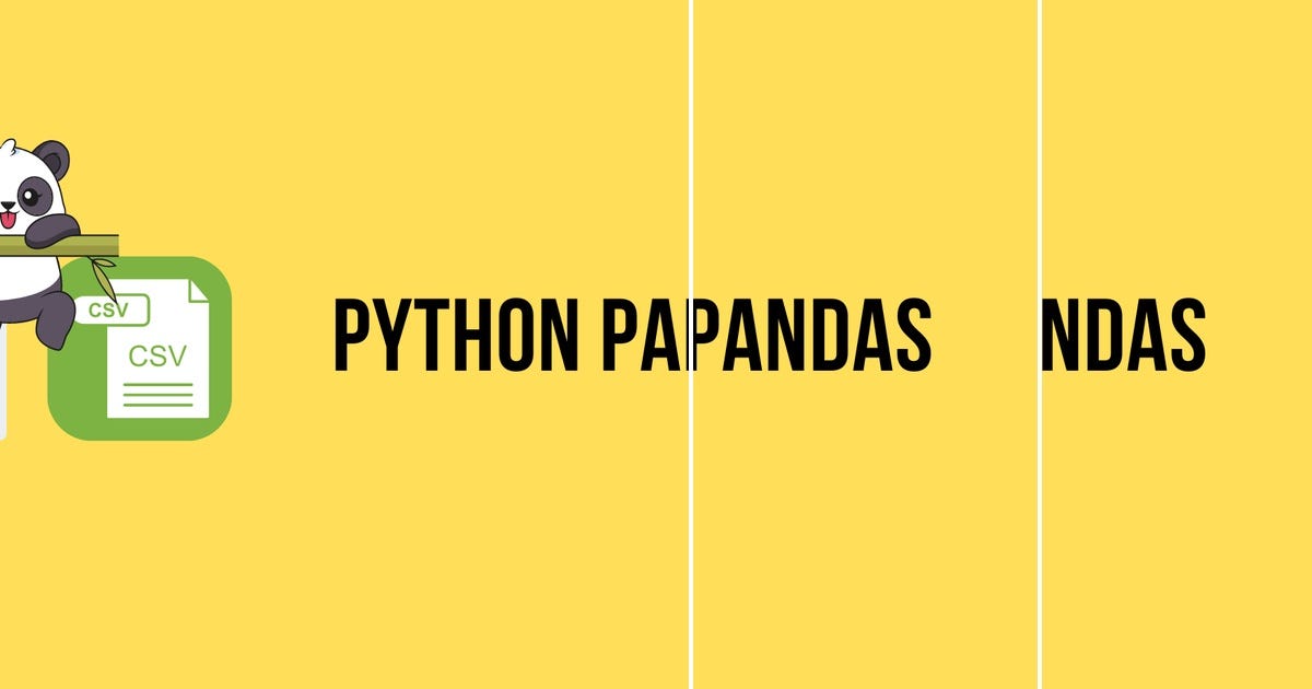 List: Pandas in 30 Day! | Curated by MrRobot | Medium
