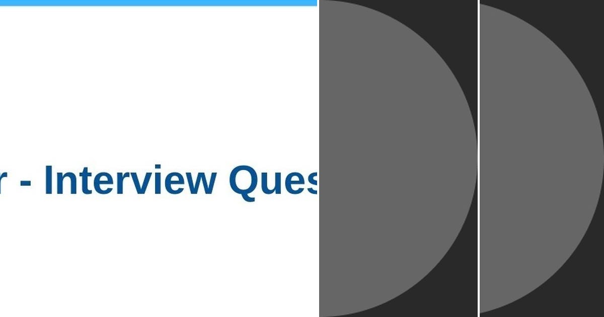 List: Interview flutter | Curated by Mailboxbackupserver | Medium