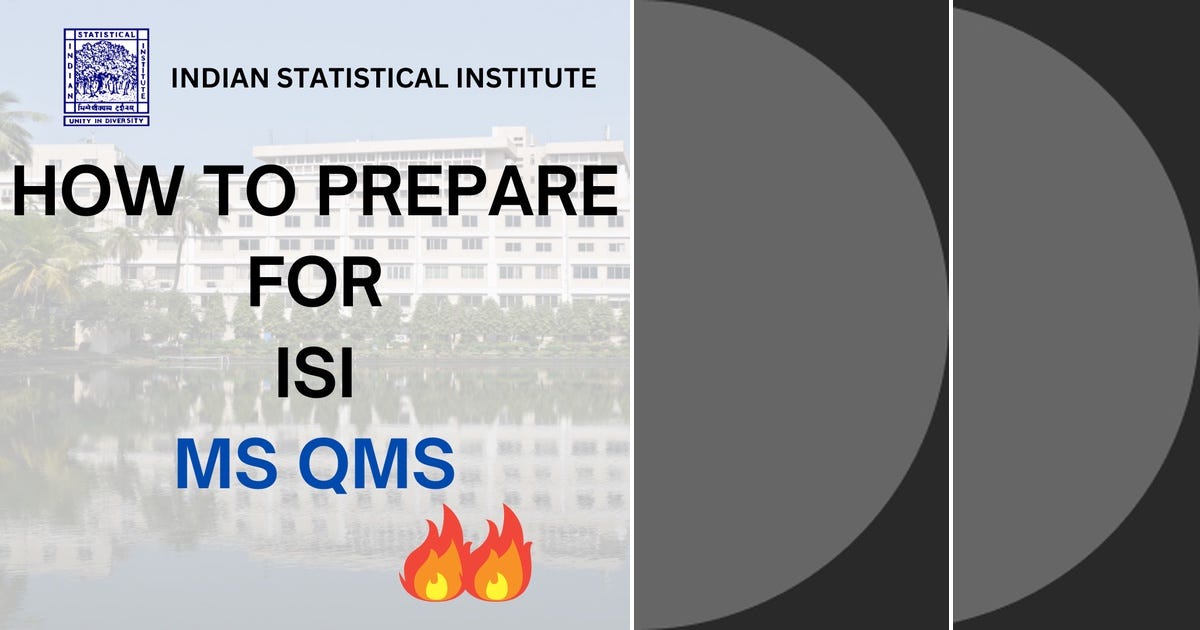 List: MS QMS ISI | Curated by Belal Ahmed Siddiqui | Medium