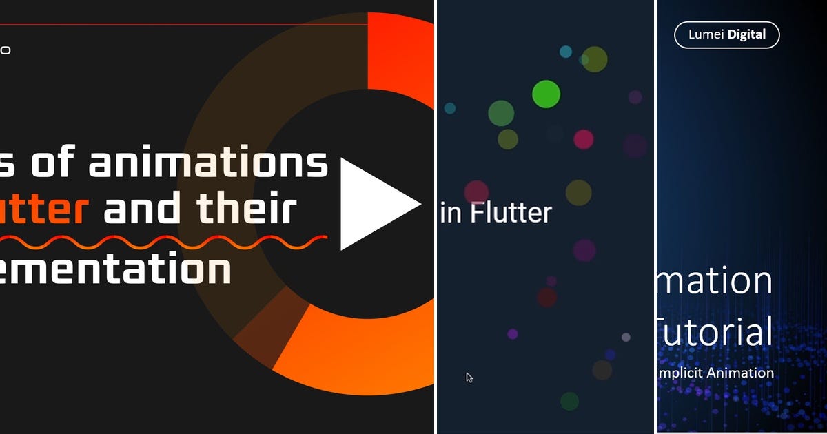 List: Flutter animations | Curated by crisantus | Medium