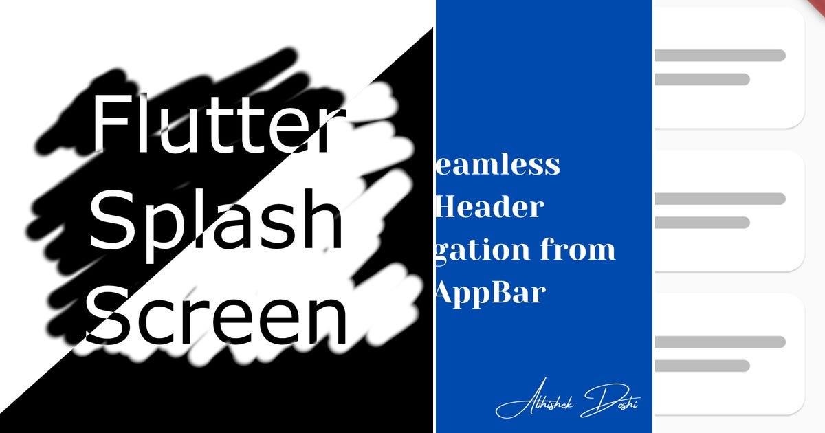 List: Flutter component | Curated by Salvo | Medium