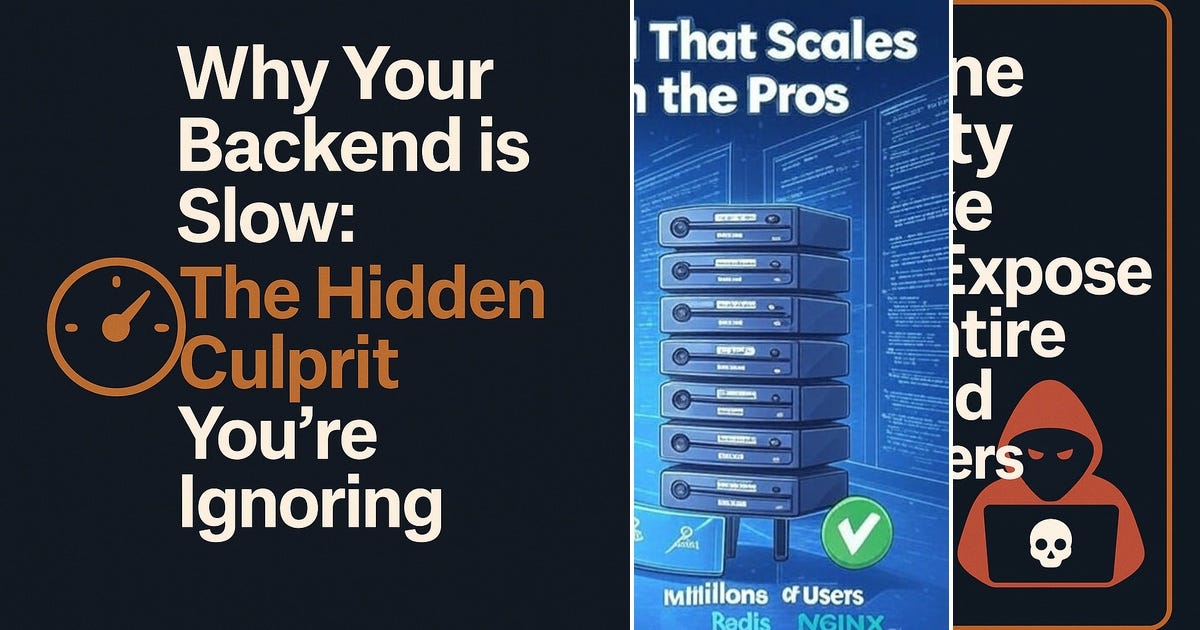 List: The Backend Chronicles | Curated by The Code Alchemist | Medium