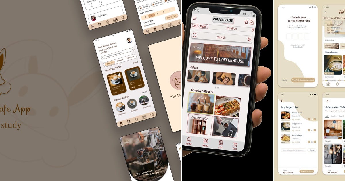 List: Cafe app | Curated by Jaweria Mehmood | Medium