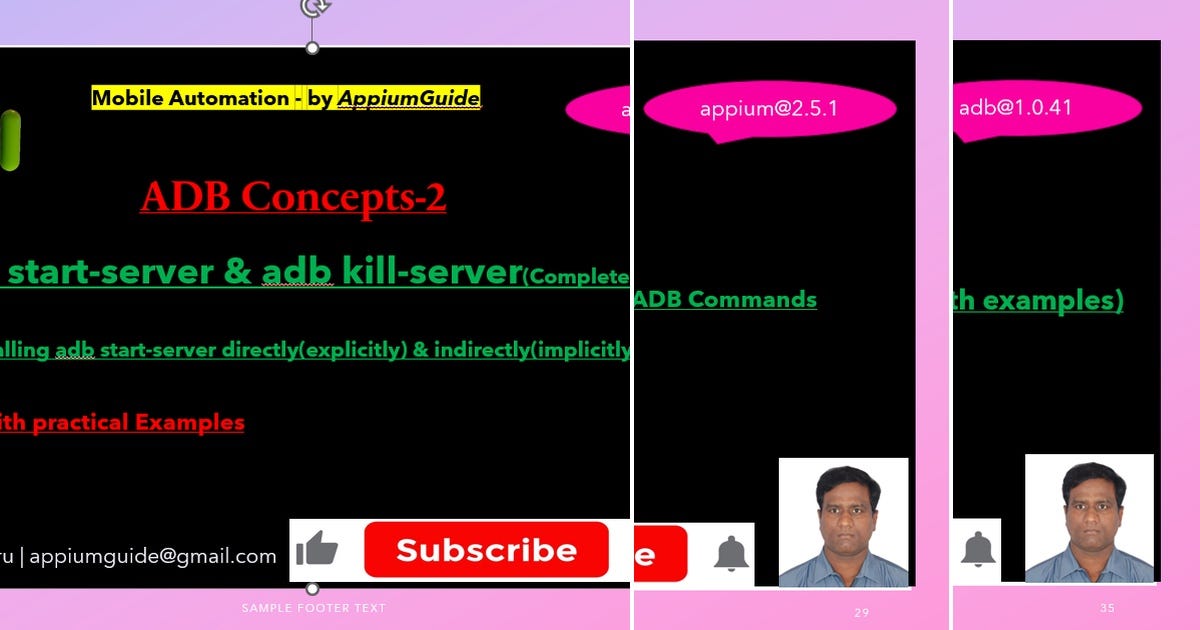 List: adb concepts | Curated by "Appiumguide" by Ramesh Kodumuru | Medium