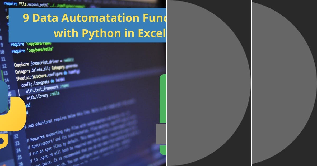 List: python excel | Curated by Han Wurtz | Medium