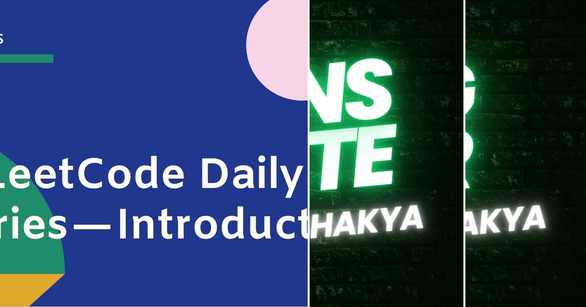 List A Leetcode Daily Series Curated By Ritesh Shakya Medium