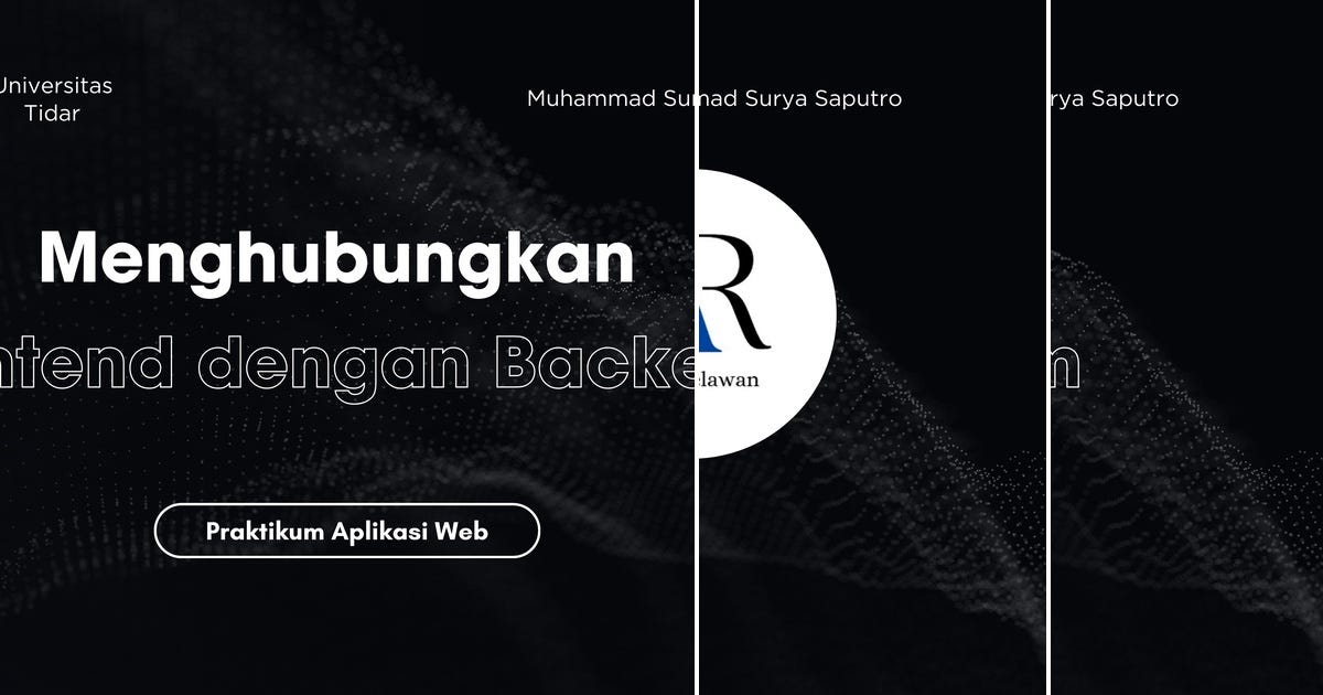 List: Aplikasi Web | Curated by Muhammad Surya Saputro | Medium