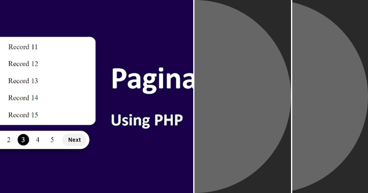 List: Php-pagination | Curated by NeoWebDev | Medium