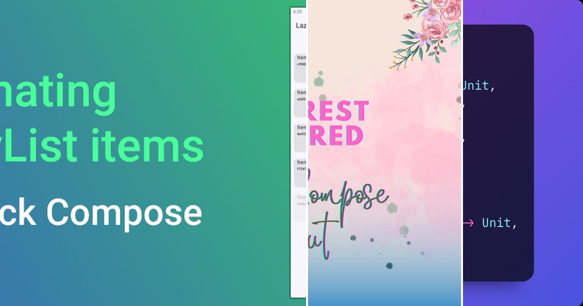 List: Jetpack compose | Curated by Mansao | Medium