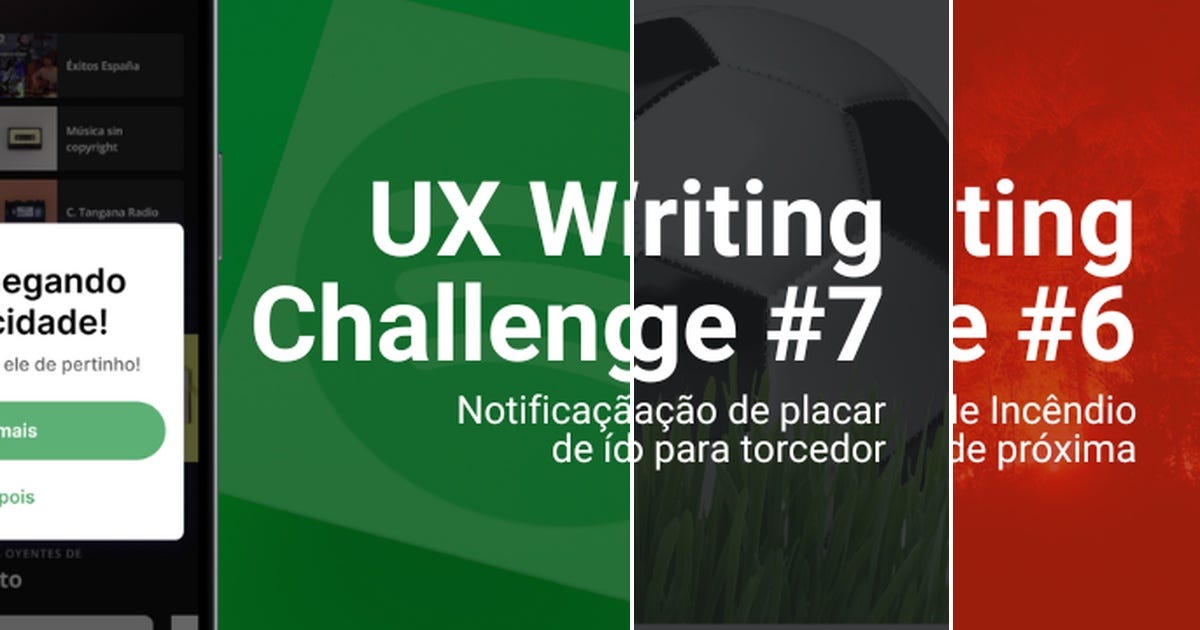 List: UX Writing Challenge | Curated by Matheus Fajardo | Medium