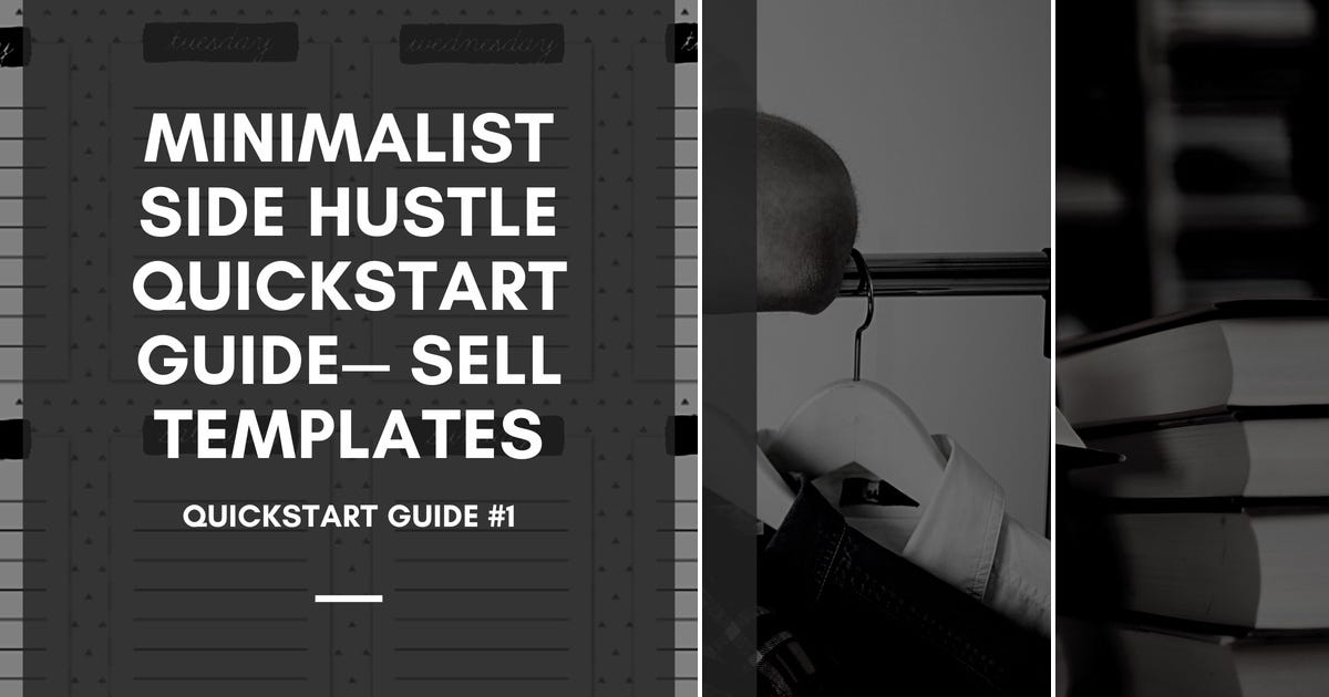 List: 7 Minimalist Side Hustle Quickstart Guides | Curated by Jamie Northrup - Minimalist ...
