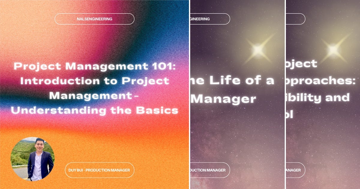 List Project Management 101 Curated By Nalsengineering Medium 