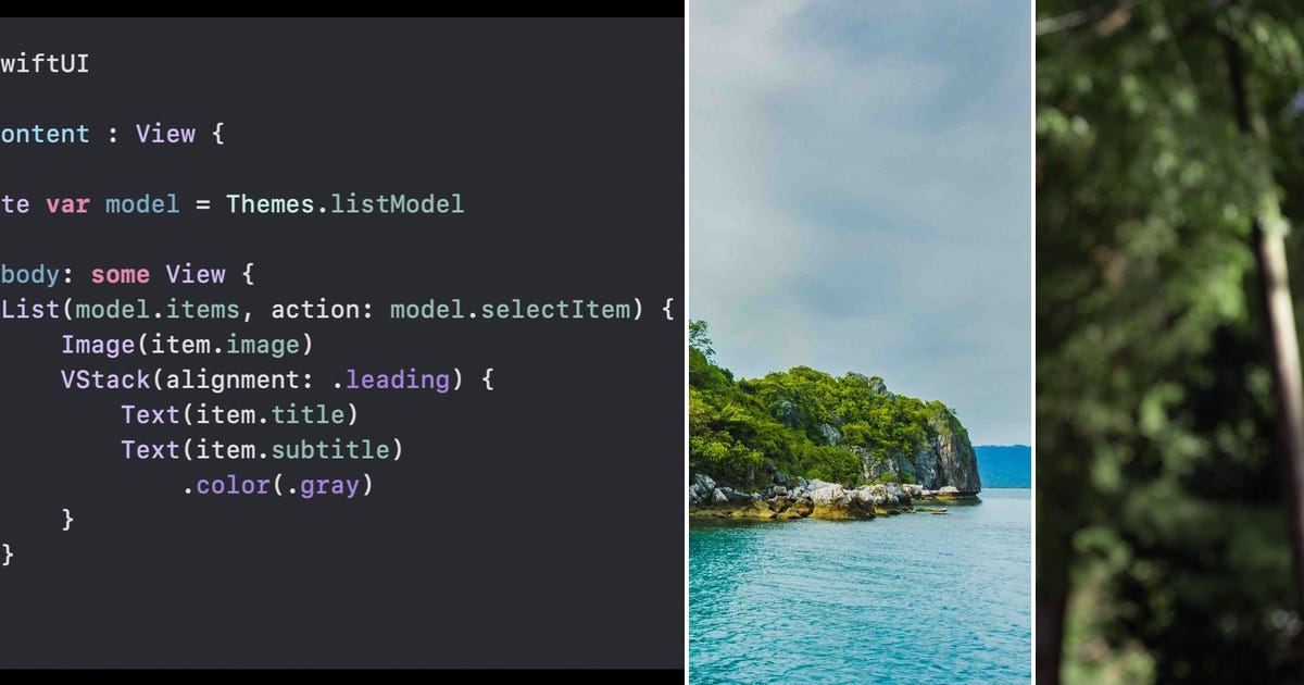 List: SwiftUI | Curated by Fernando Monteiro | Medium