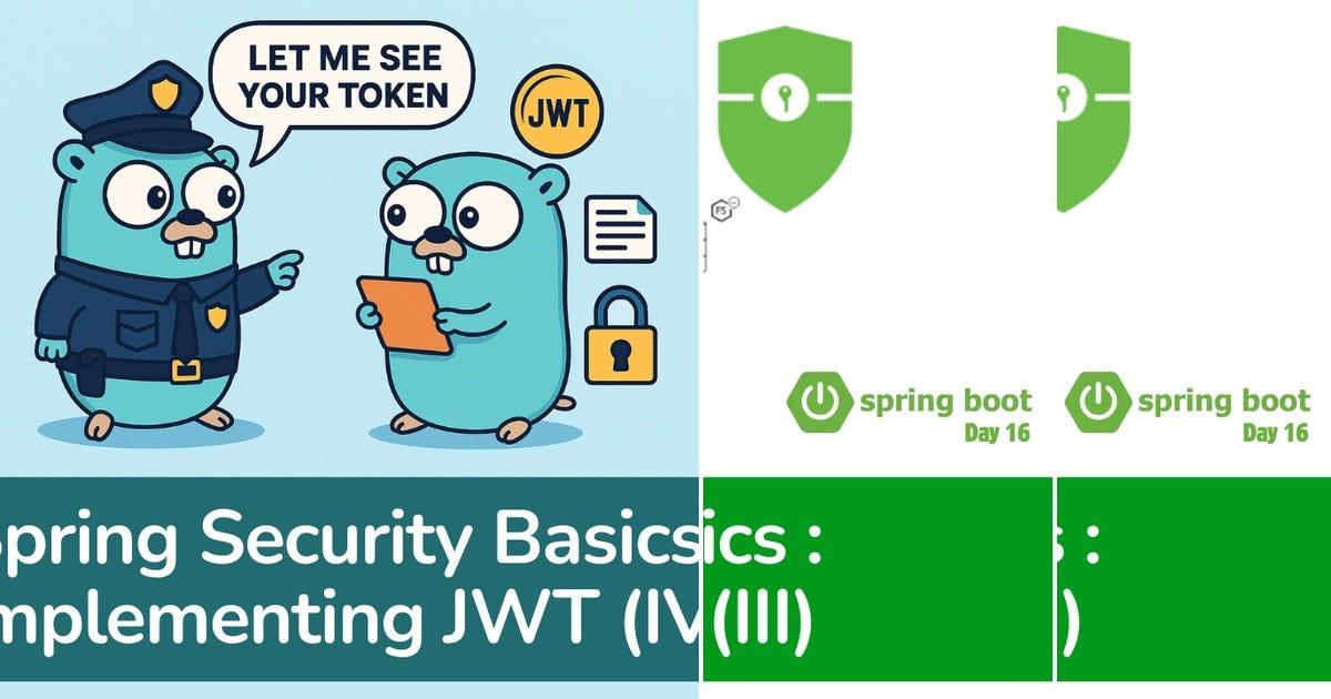 List: Authentication : Jwt + Spring Boot + PostgreSQL | Curated by Kenuka Karunakaran | Medium