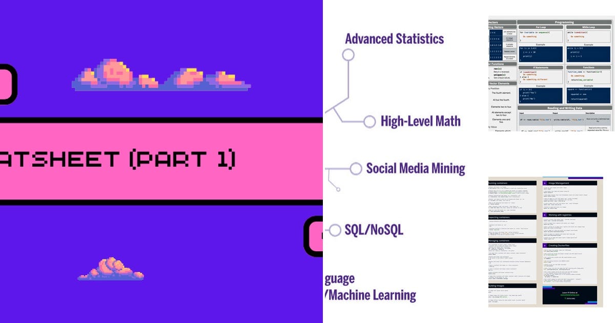 List: Cheat Sheets | Curated by Greg | Medium