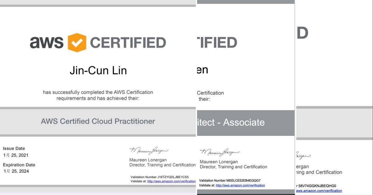 List: AWS Certificate | Curated by Alex Chen | Medium