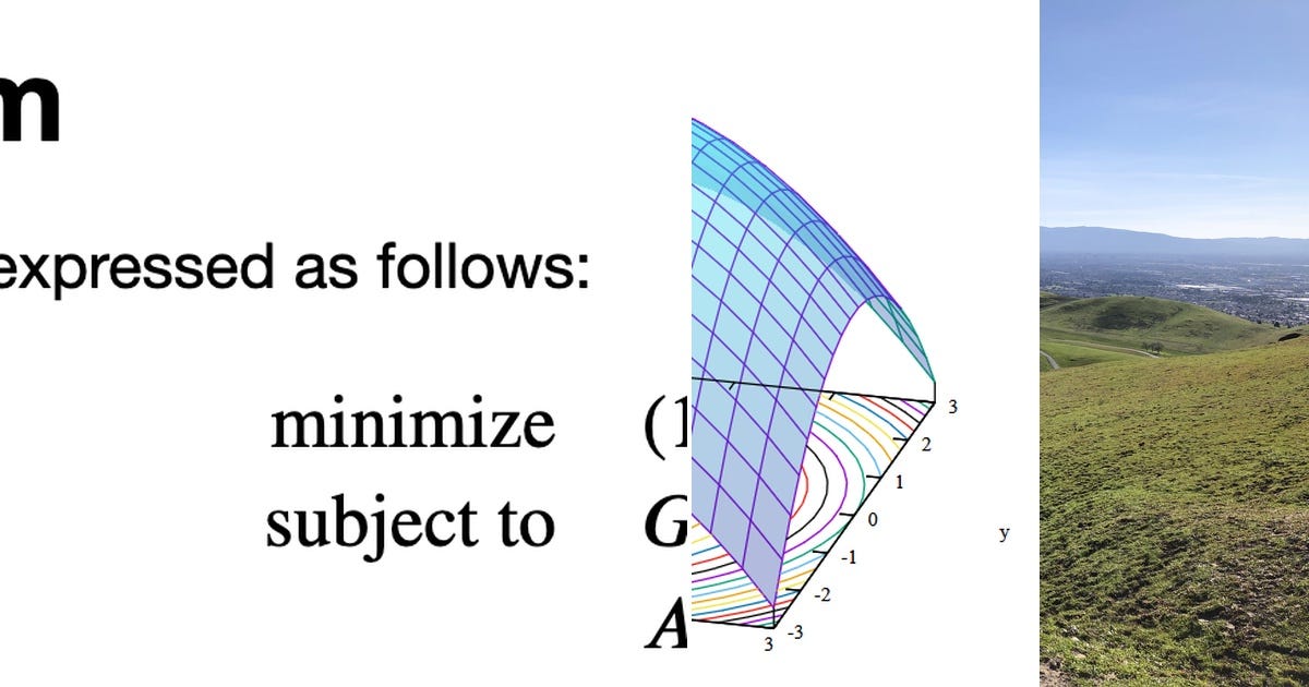 List Convex Optimization Curated By Ken Lee Medium