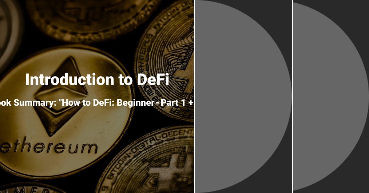 List: DeFi | Curated by Chris Carlson | Medium