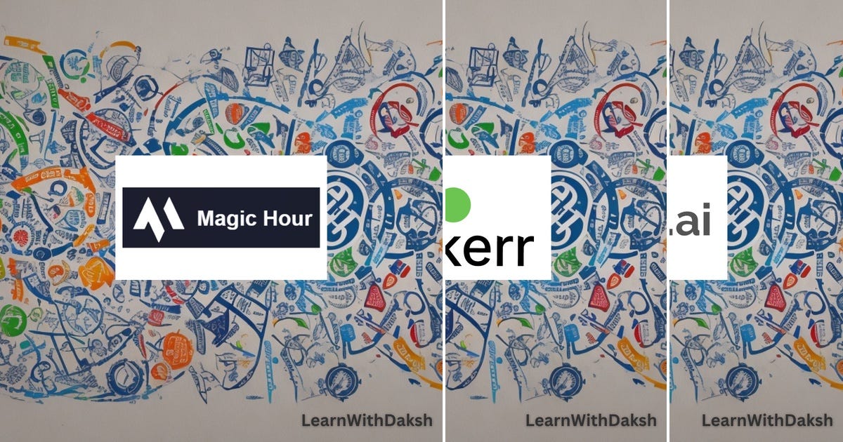 List: 365 Days Of AI Tools 🤖 | Curated by Daksh Tyagi | Medium