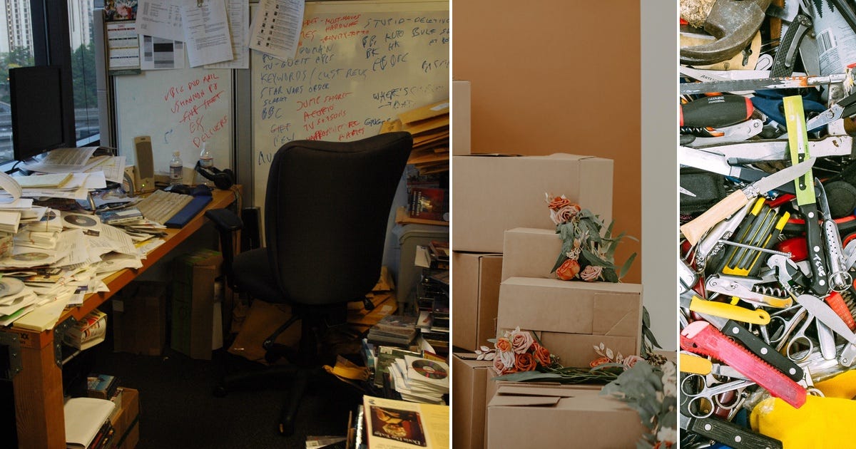 List: Clutter or hoarding | Curated by Carol Ives Hughes | Medium