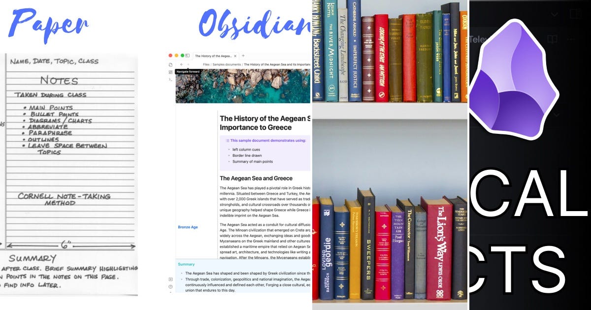 List: Obsidian | Curated by John Lixin Zheng | Medium