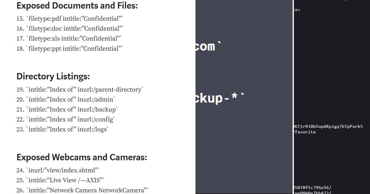 List: Dorking method | Curated by Althaf Ashraf | Medium