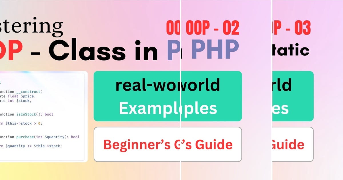 List: OOP in PHP | Curated by Arif Hossen | Medium