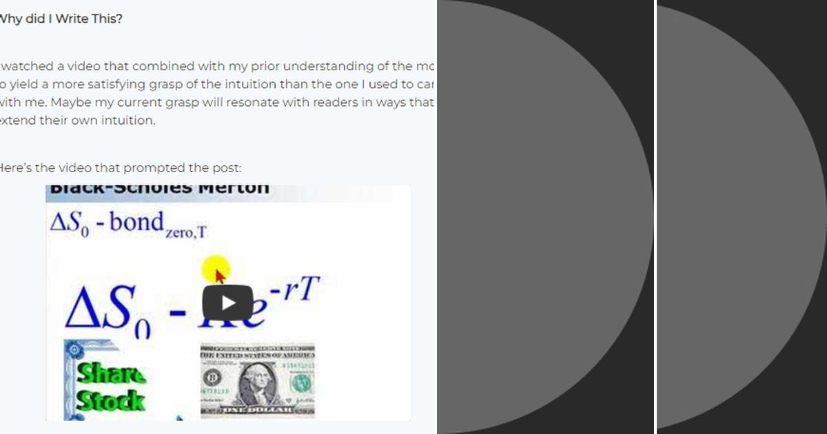 List: Black Scholes Mertenov - BSM- Model in Quant trading | Curated by Subhashis Chatterjee ...