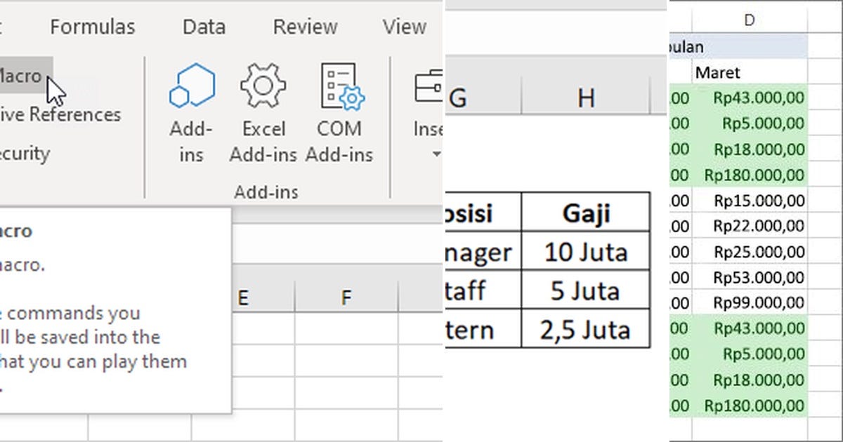 List: excel | Curated by Tasya Salfira | Medium
