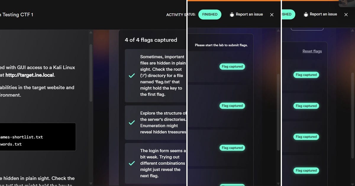 List: eJPT Complete CTF. | Curated by Oluwaseun Adebayo | Medium