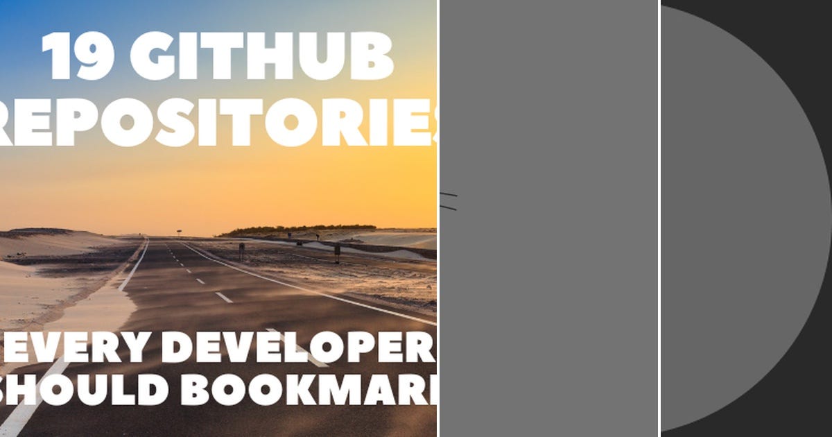 List: GitHub | Curated by Themackenzie | Medium