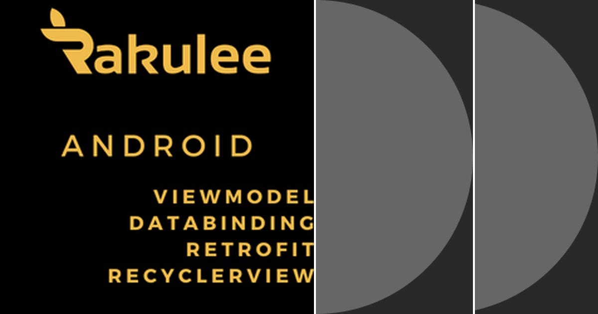 List: Recycler view data binding | Curated by Umar Alyas | Medium