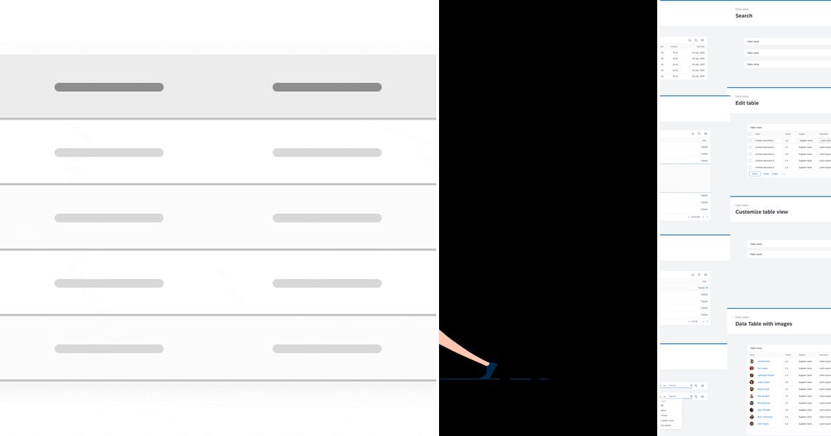 List: Data Table UI/UX | Curated by Svjetlana Zajec | Medium