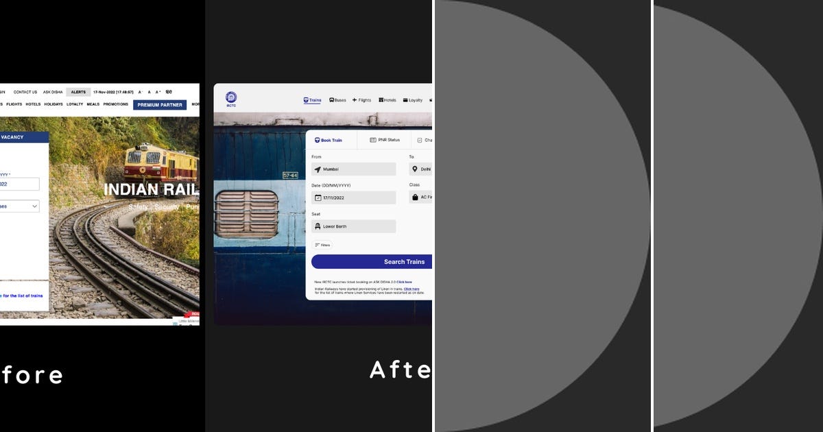 List: irctc redesign | Curated by Saksham Kharbanda | Medium