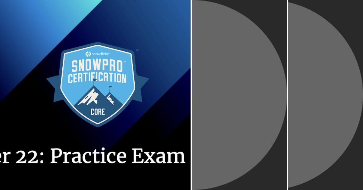 List: Snowflake Core Certification | Curated by Shubhankarthatte | Medium