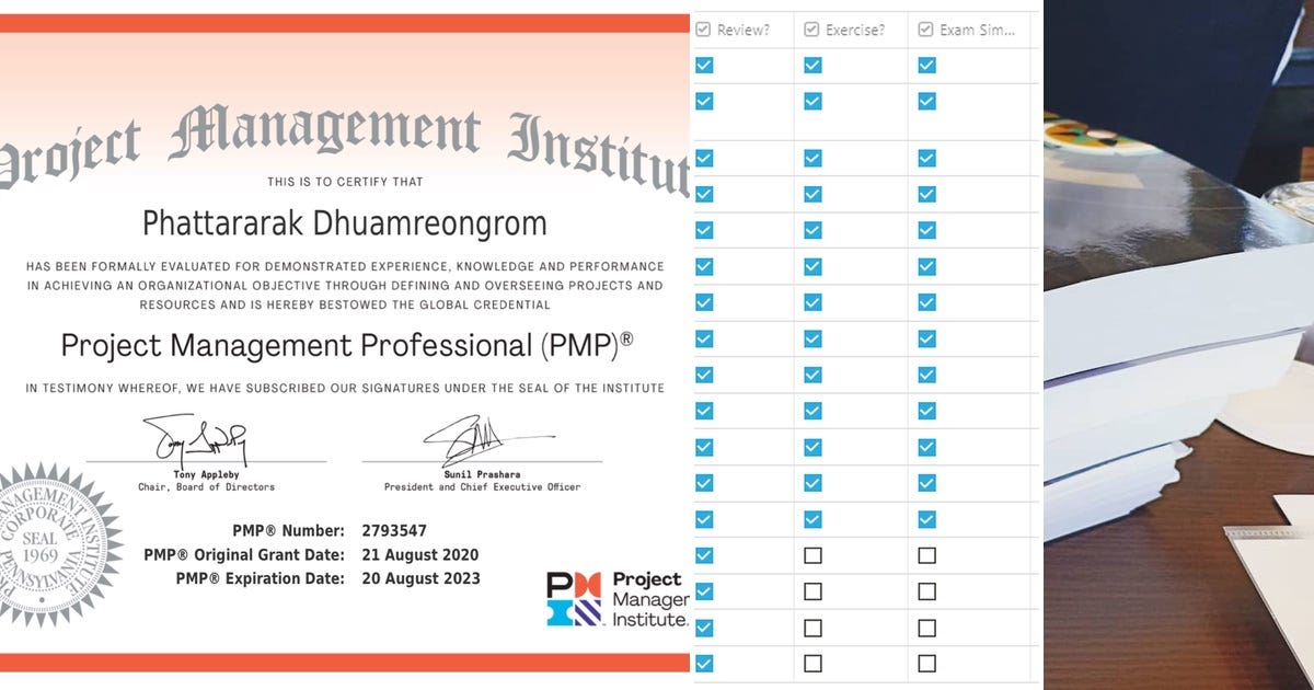 List: PMP Certification | Curated by Phattararak Dhuamreongrom | Medium