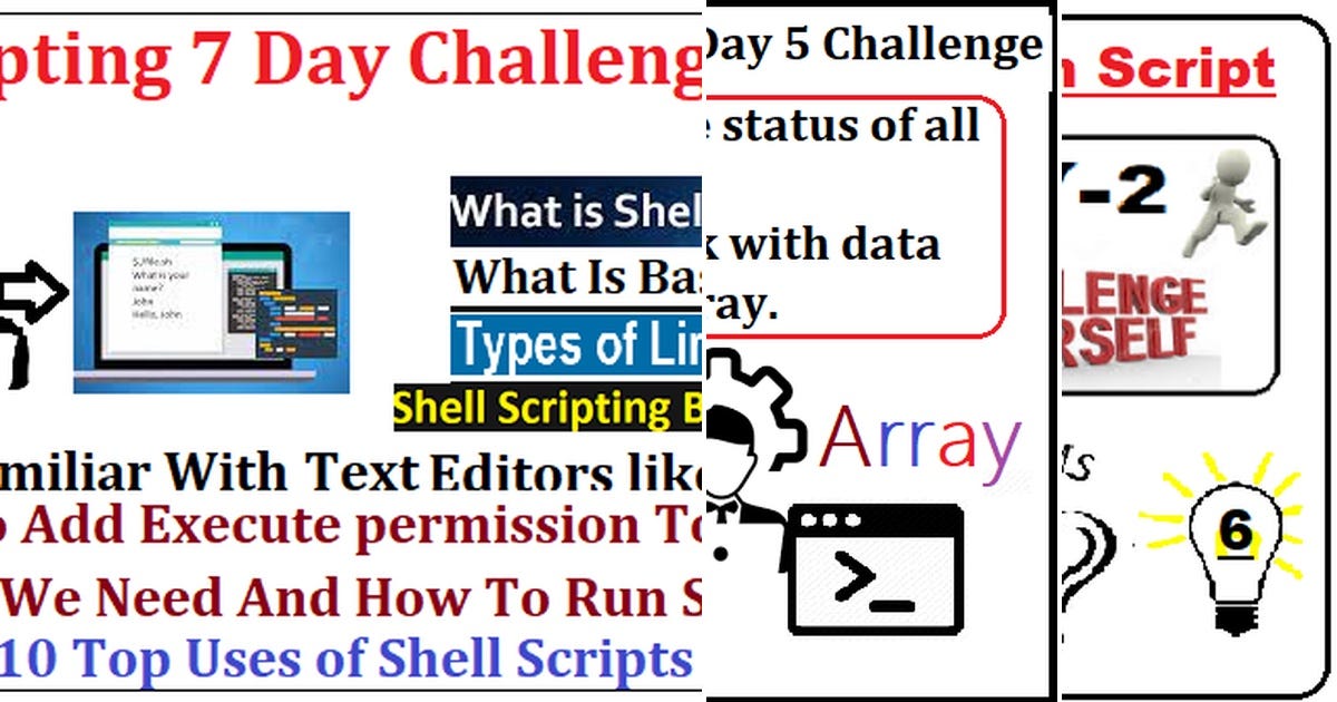 List Shell Scripting Curated By Siva Reddy Medium