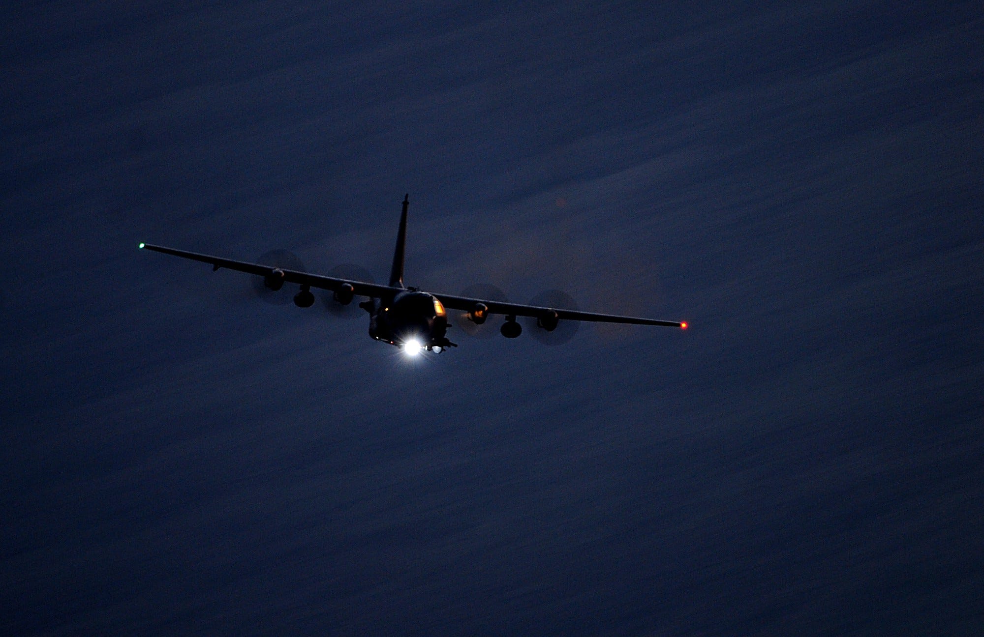 Ac 130 Firing At Night