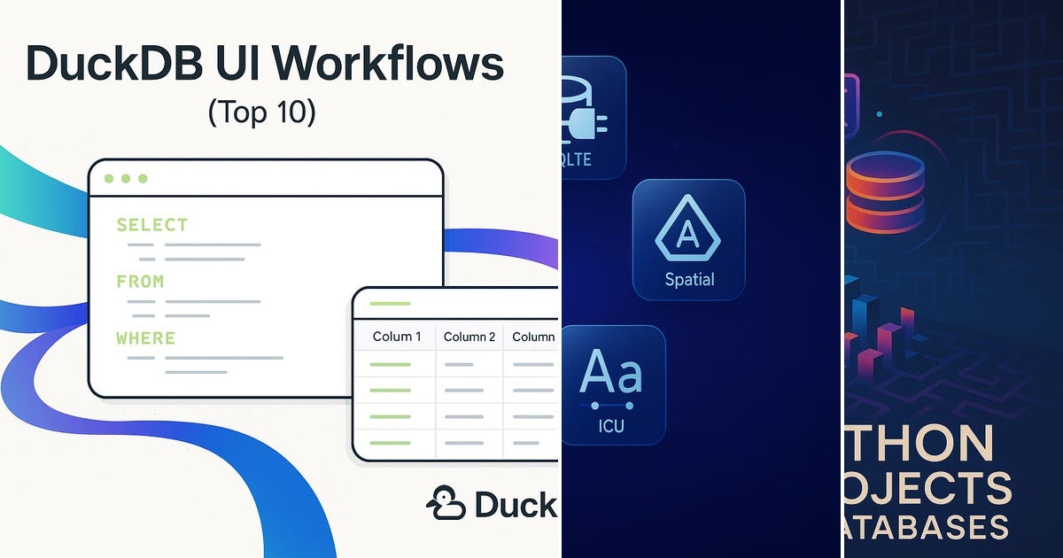 List: DuckDB | Curated by Yuh-Jyh Lin | Medium